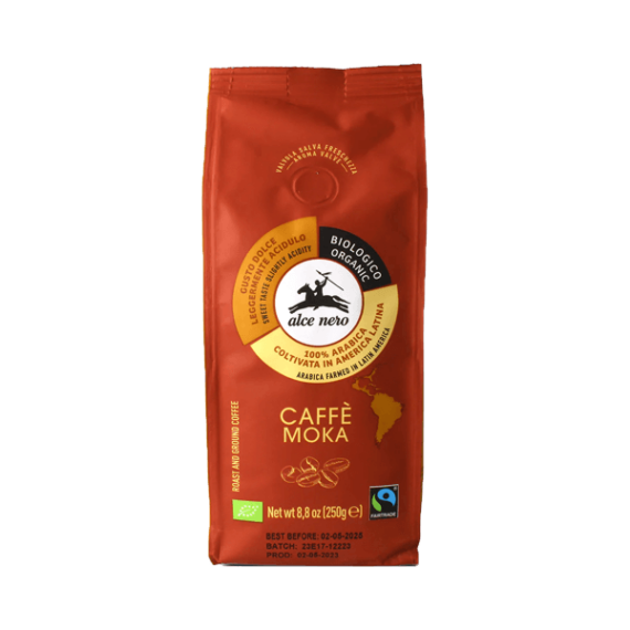 Bio Espresso Arabica Fairtrade Moka 250g, Alce Nero I Kaffee