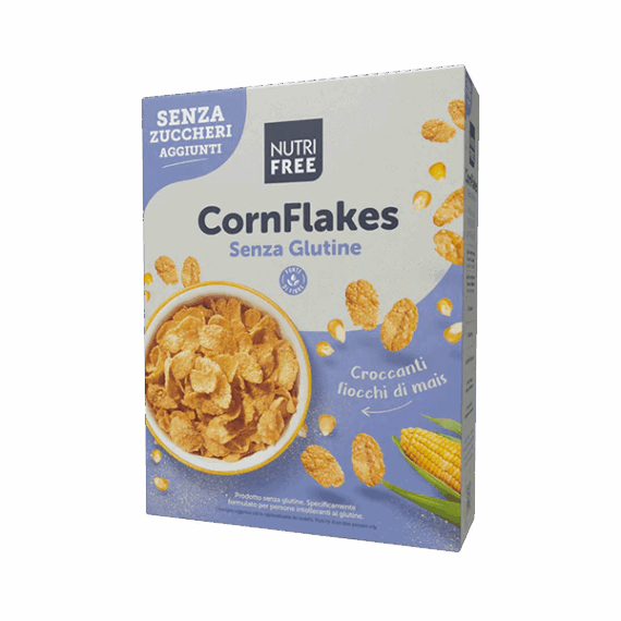 Corn Flakes ohne Zuckerzusatz 250g, Nutrifree I Glutenfrei