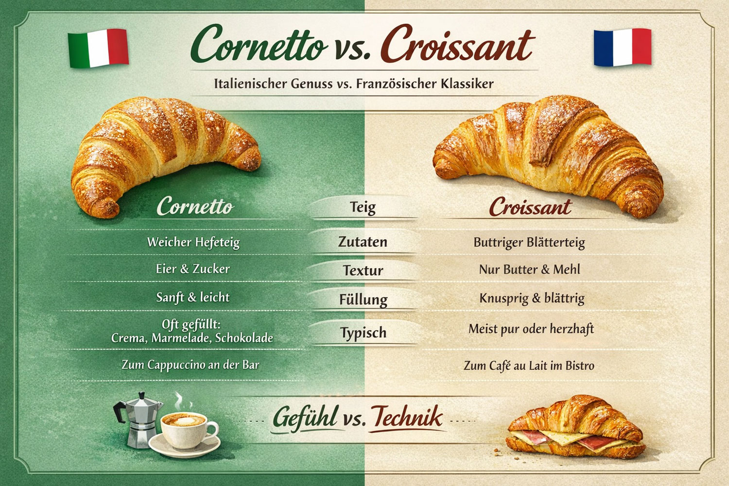 Cornetto – Italiens Frühstücksklassiker erklärt | Centro Italia Gazzetta